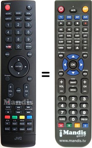 Télécommande pour JVC RM-C3311