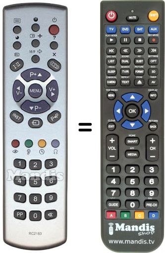 Télécommande pour SCHNEIDER RC2208