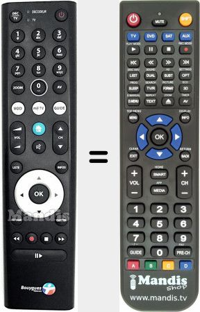 Télécommande d'origine BOUYGUES TELECOM BBOX